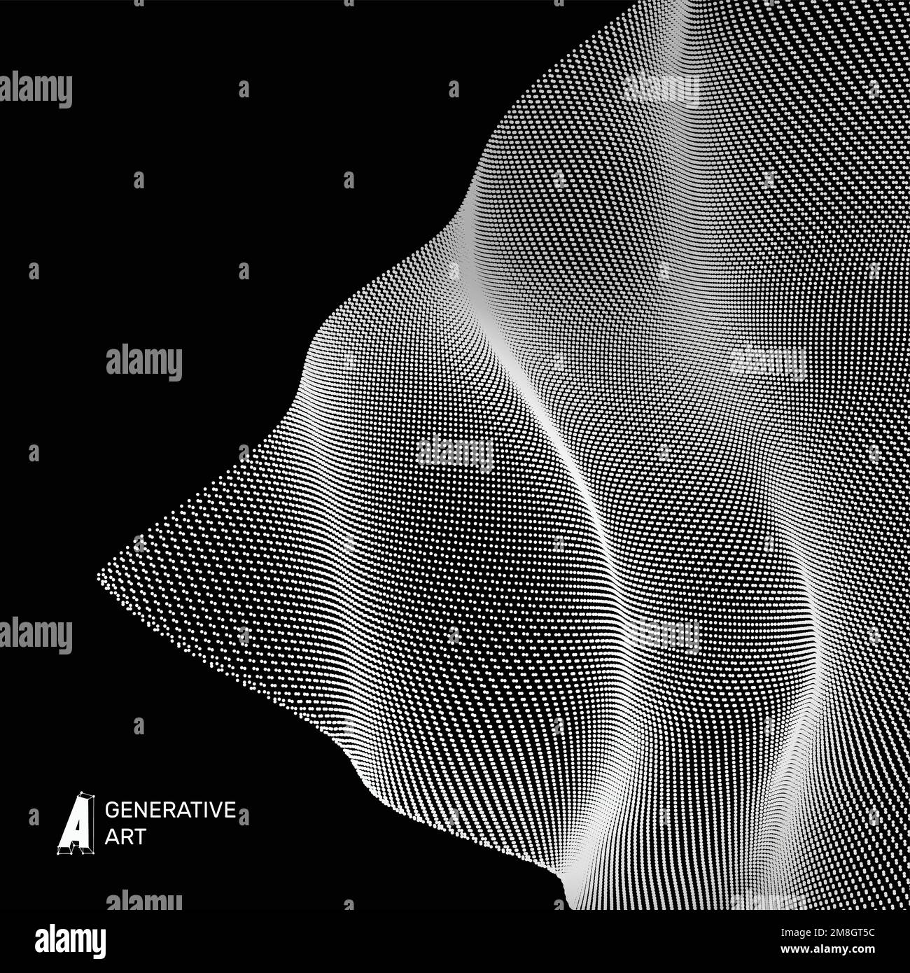 Network wavy Black and White Stock Photos & Images - Alamy
