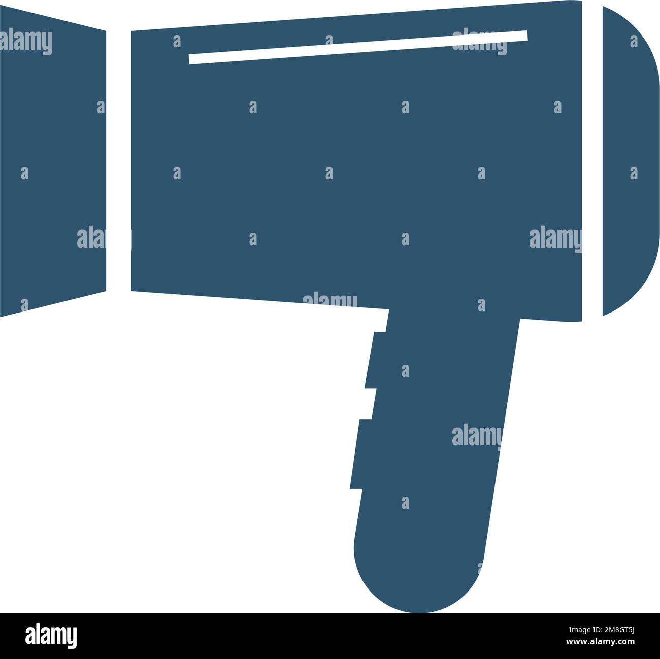 Small hair dryer icon. Blow dryer. Editable vector Stock Vector Image & Art - Alamy