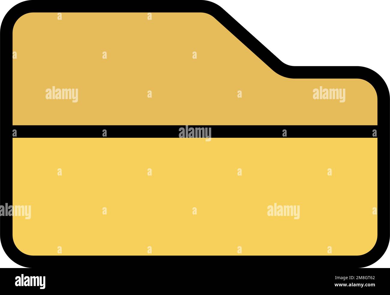 Folder icon. Data organization. Editable vector Stock Vector Image & Art - Alamy