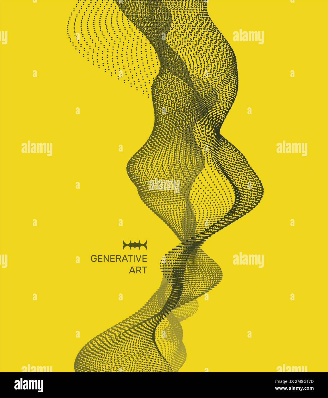 Wavy background for banner, flyer, book cover, poster. Dynamic effect ...