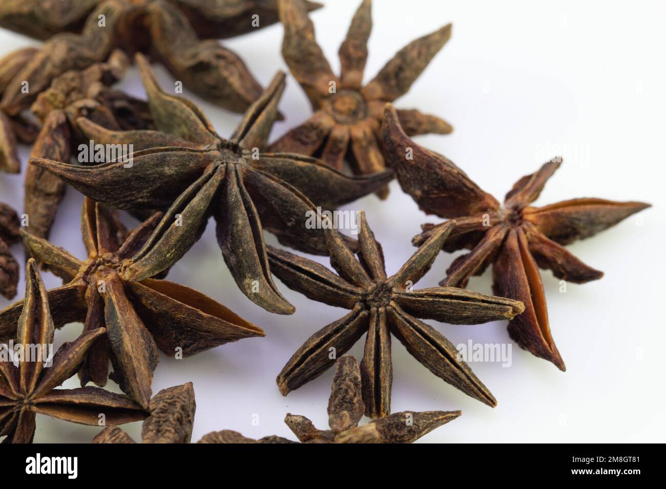 star anise isolated on white background Stock Photo - Alamy