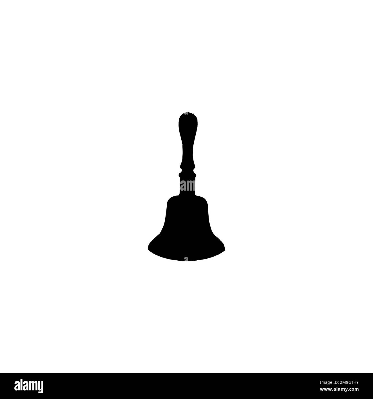 Bell icon. Simple style Merry Christmas big sale poster background ...