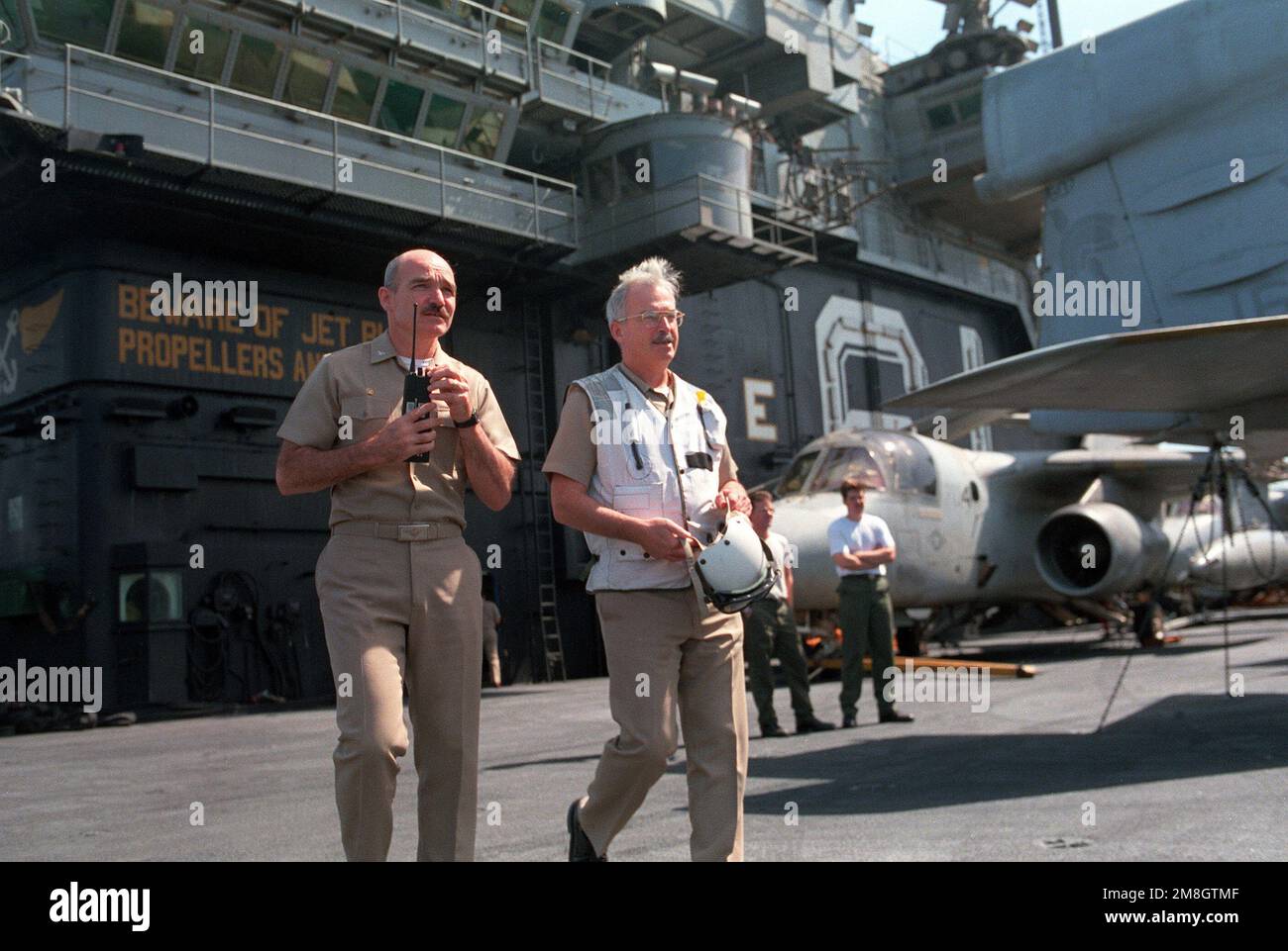 CAPT. Dennis V. McGinn, commanding officer of the aircraft carrier USS ...