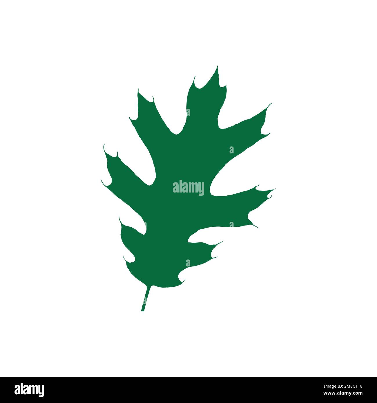 Leaf icon. Simple style ecology theme poster background symbol. Leaf ...