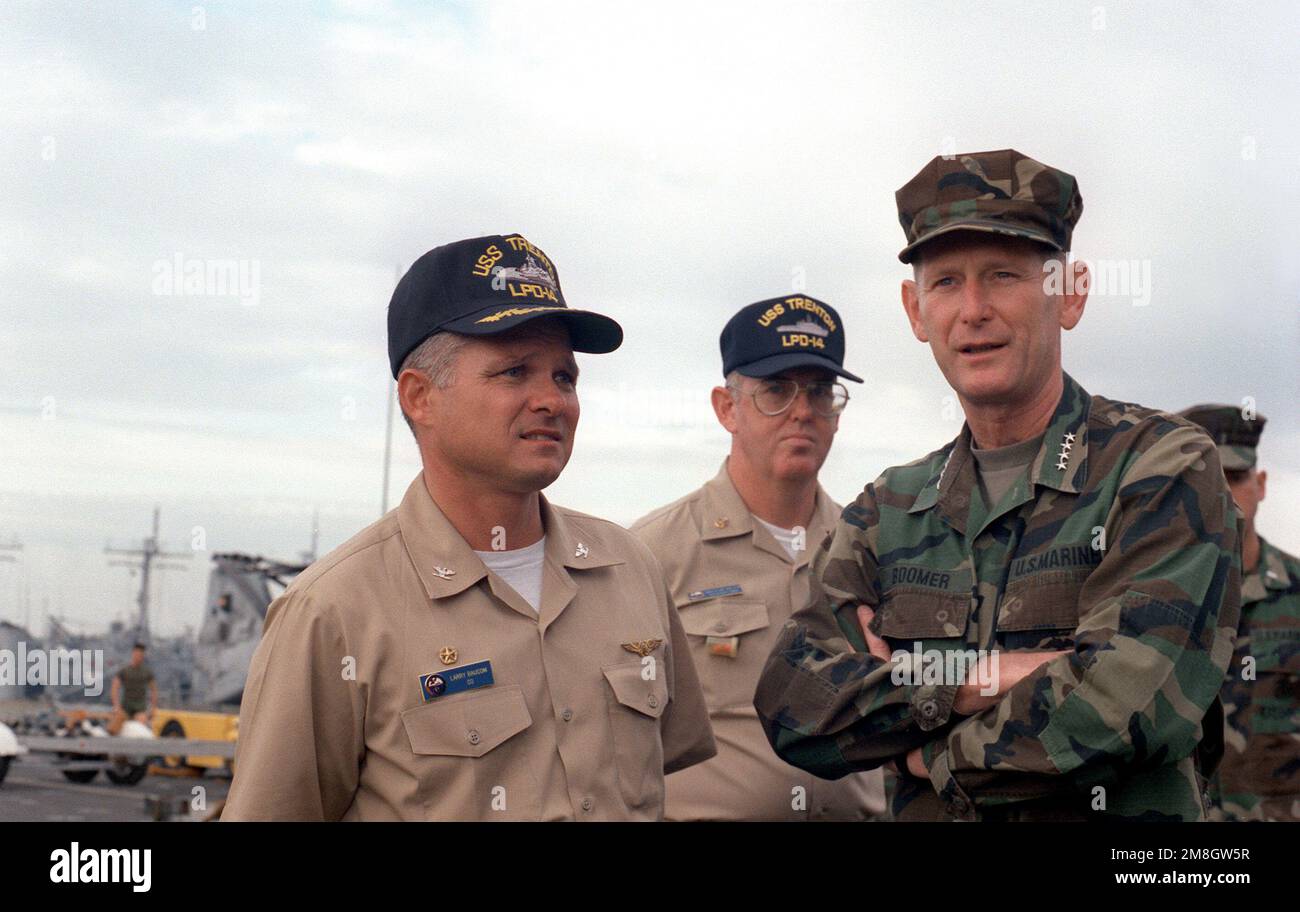 GEN. Walter E. Boomer, assistant commandant of the Marine Corps ...