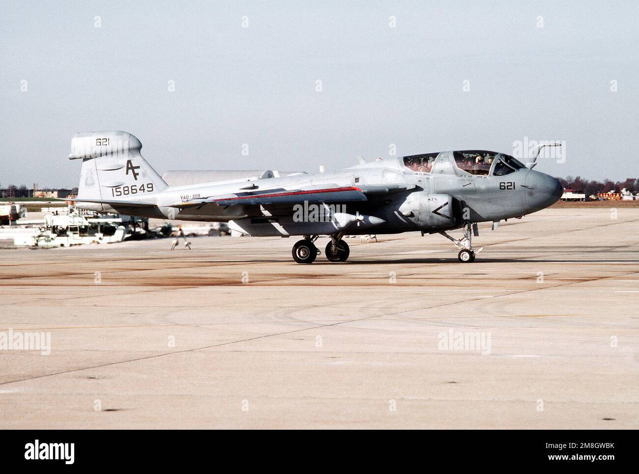 A Tacitcal Electronic Warfare Squadron 209 (VAQ-209) EA-6B Prolwer ...
