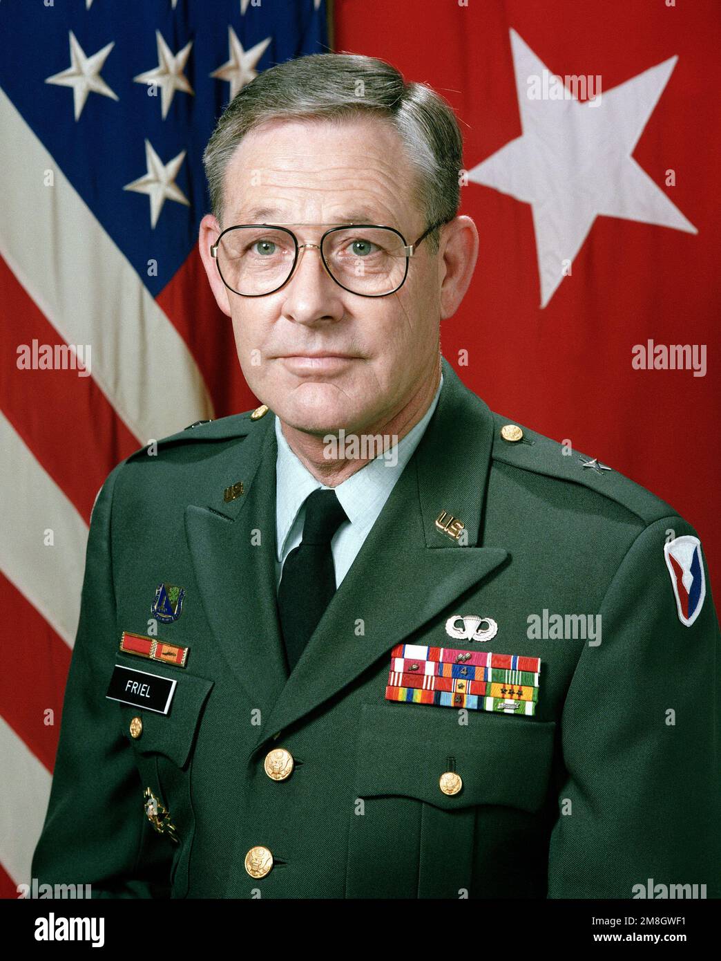 Brigadier General George E. Friel, USA (uncovered). Base: Washington ...