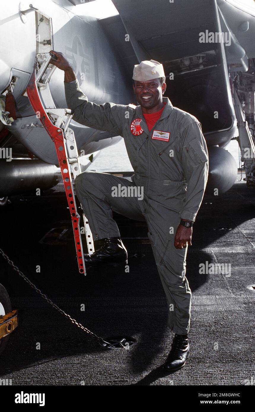 CMDR. Donnie L. Cochran, executive officer of Fighter Squadron 1 (VF-1 ...