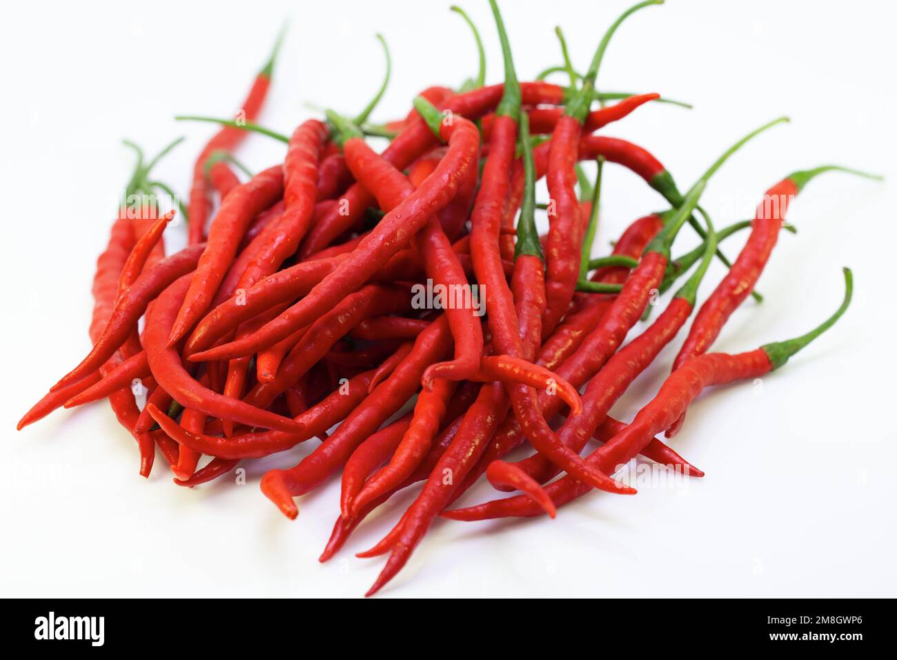 red chili pepper isolated on white background Stock Photo - Alamy