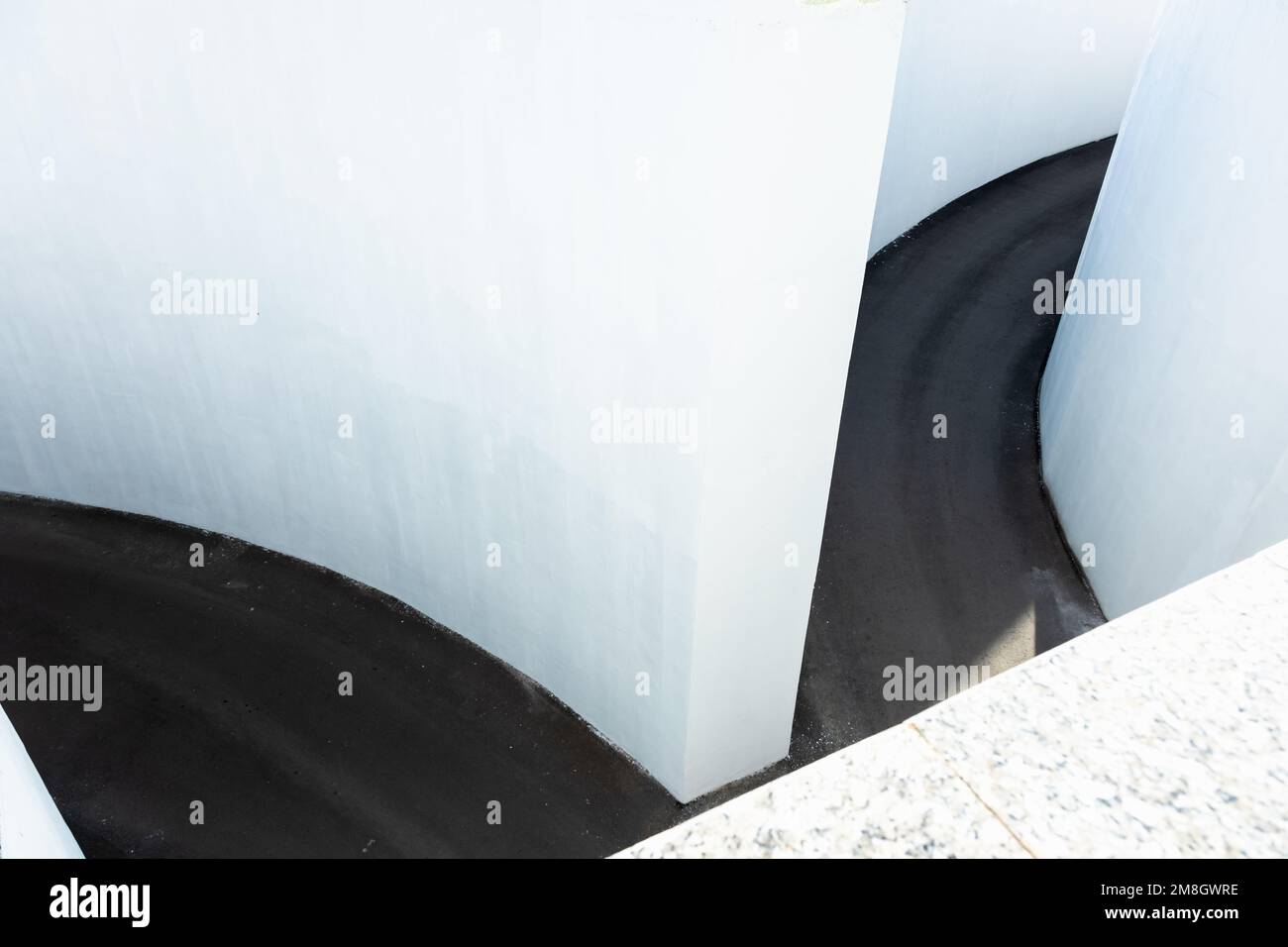 Road for cars to underground parking or tunnel Stock Photo - Alamy