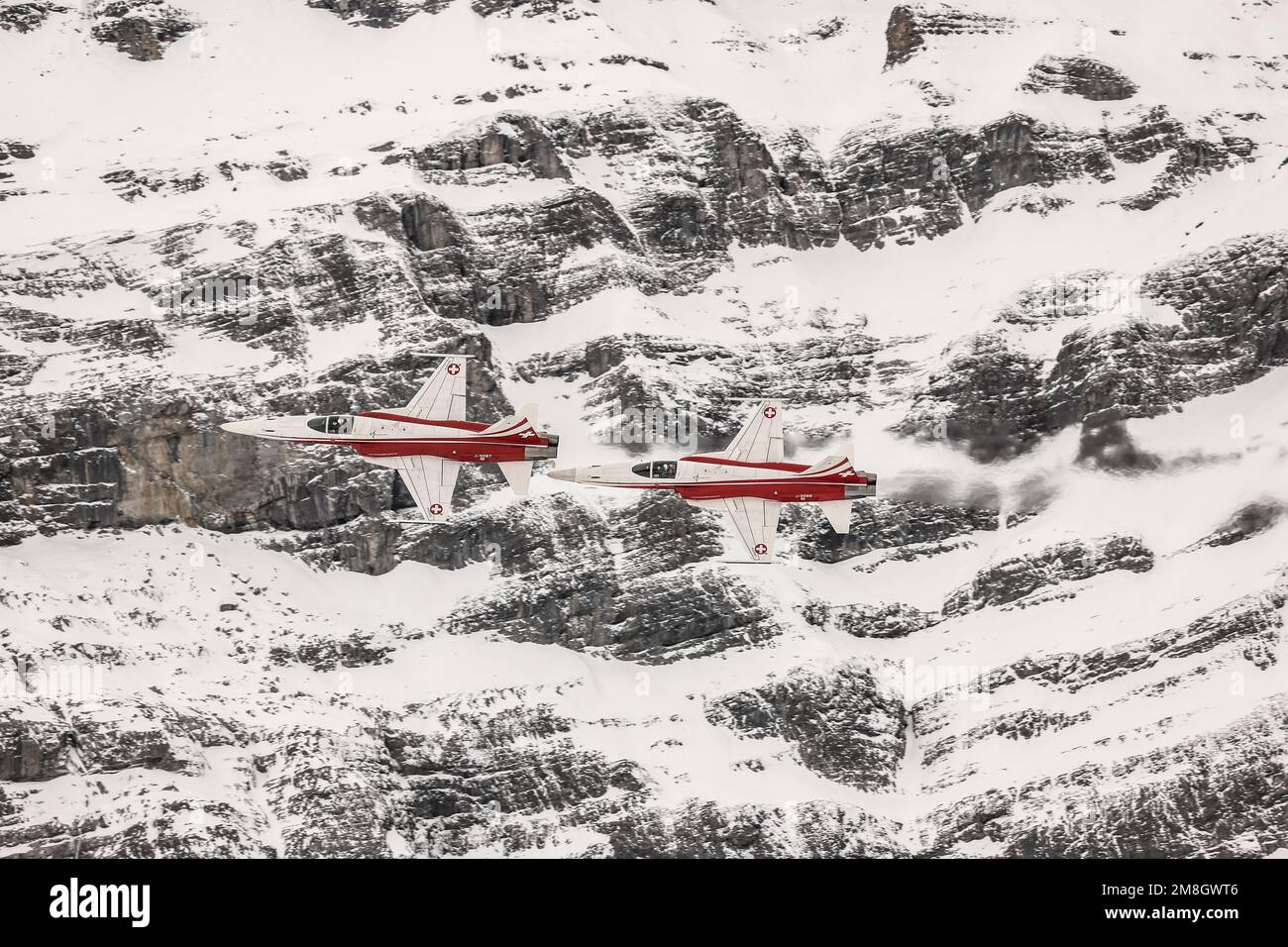 The Swiss aerobatic squad performs prior to an alpine ski, men's World ...