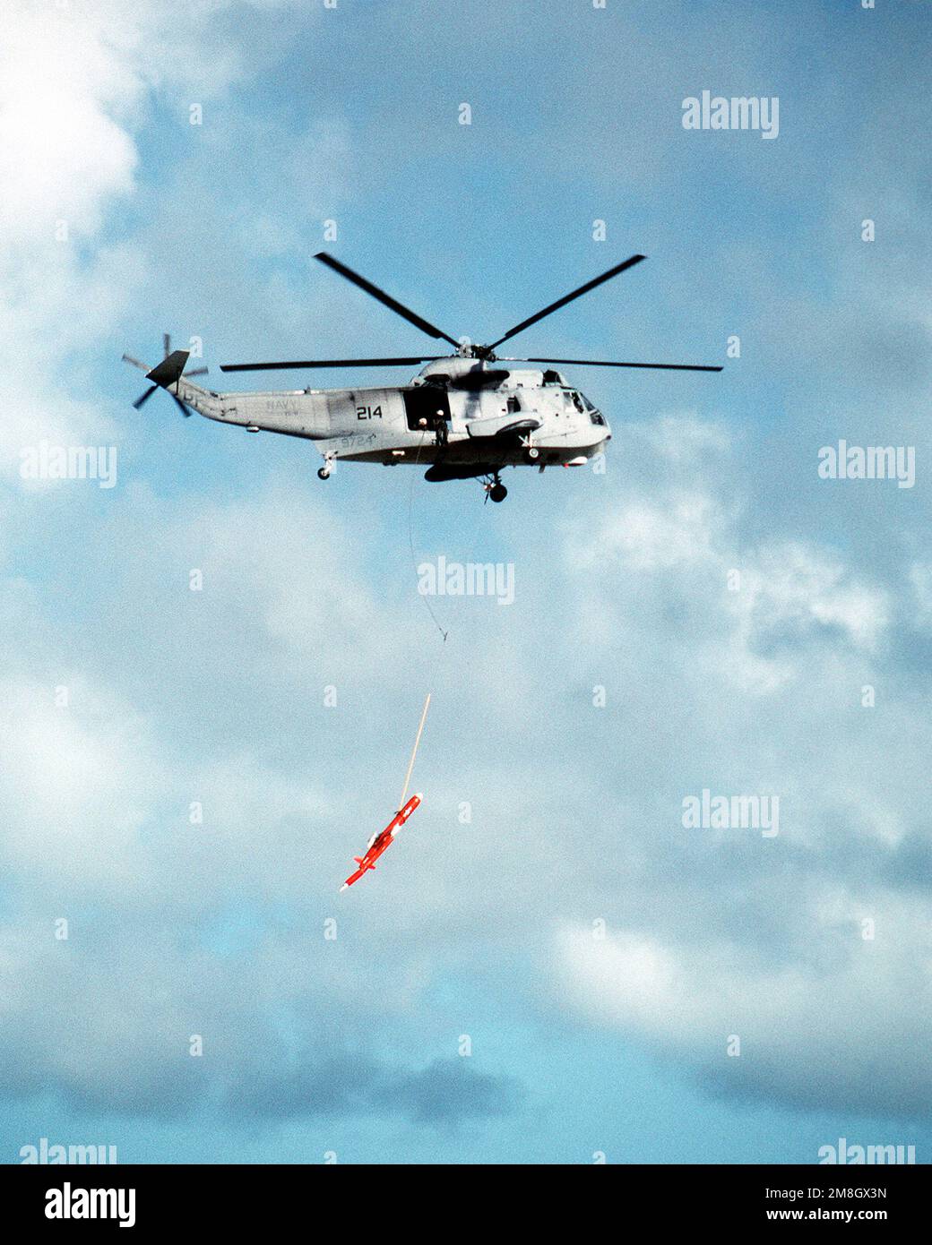 A Fleet Composite Squadron 9 (VC-9) SH-3G Sea King helicopter ...
