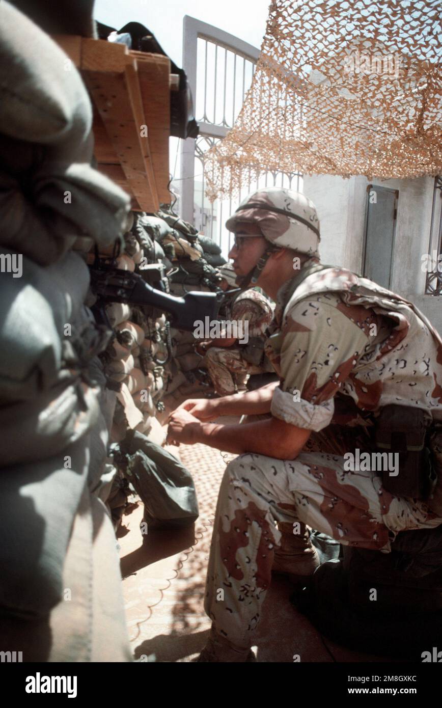 Members of 1ST Platoon, K Company, 3rd Battalion, 9th Marine Regiment ...