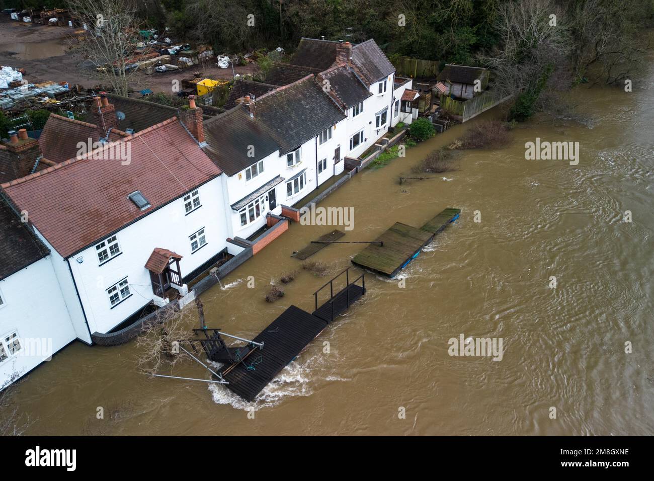 Stourport on Severn, Worcestershire, January 14th 2023 - Caravan sites ...