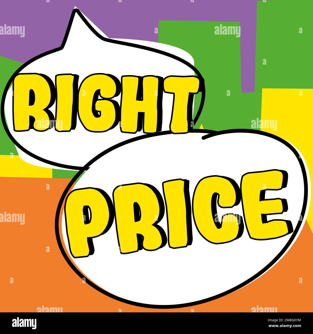 Hand writing sign Right Price, Business approach the amount of money ...