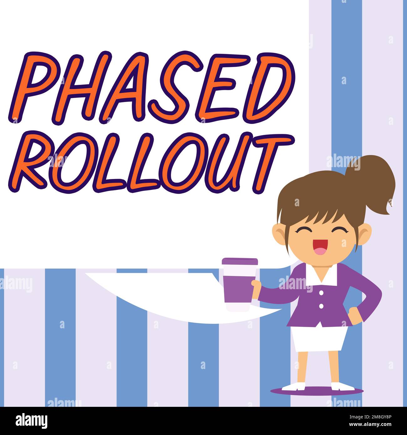 Hand writing sign Phased Rollout. Word for the practice of prescription ...