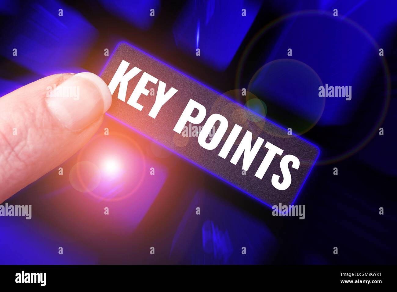 Handwriting text Key Points. Conceptual photo most important piece of ...