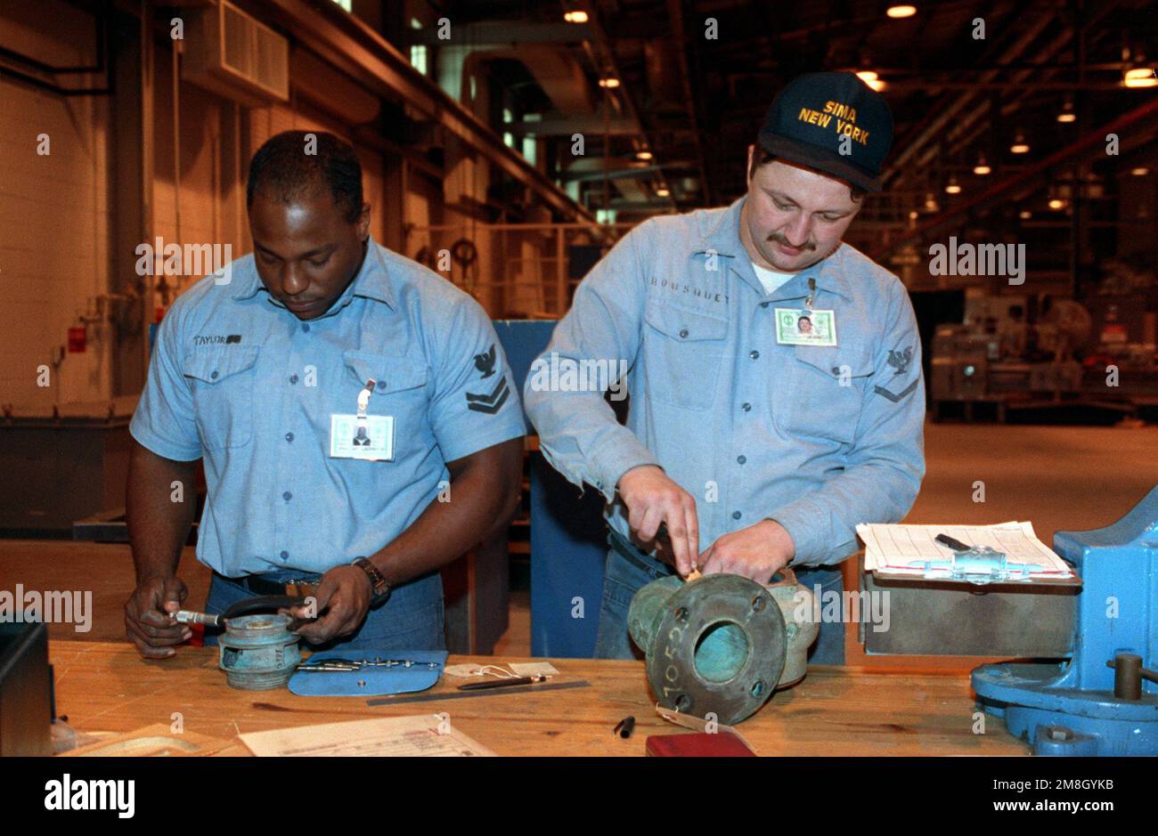 Machinists Mate Second Class (MM2) Taylor and Boiler Technician Third ...