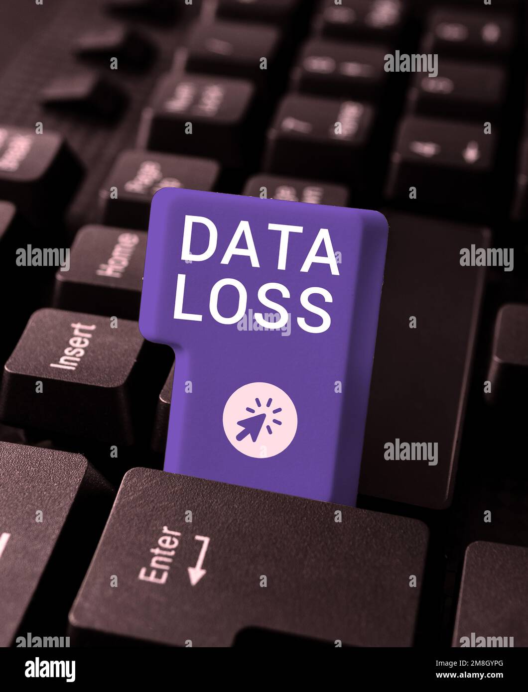 Inspiration showing sign Data Loss. Conceptual photo process or event ...