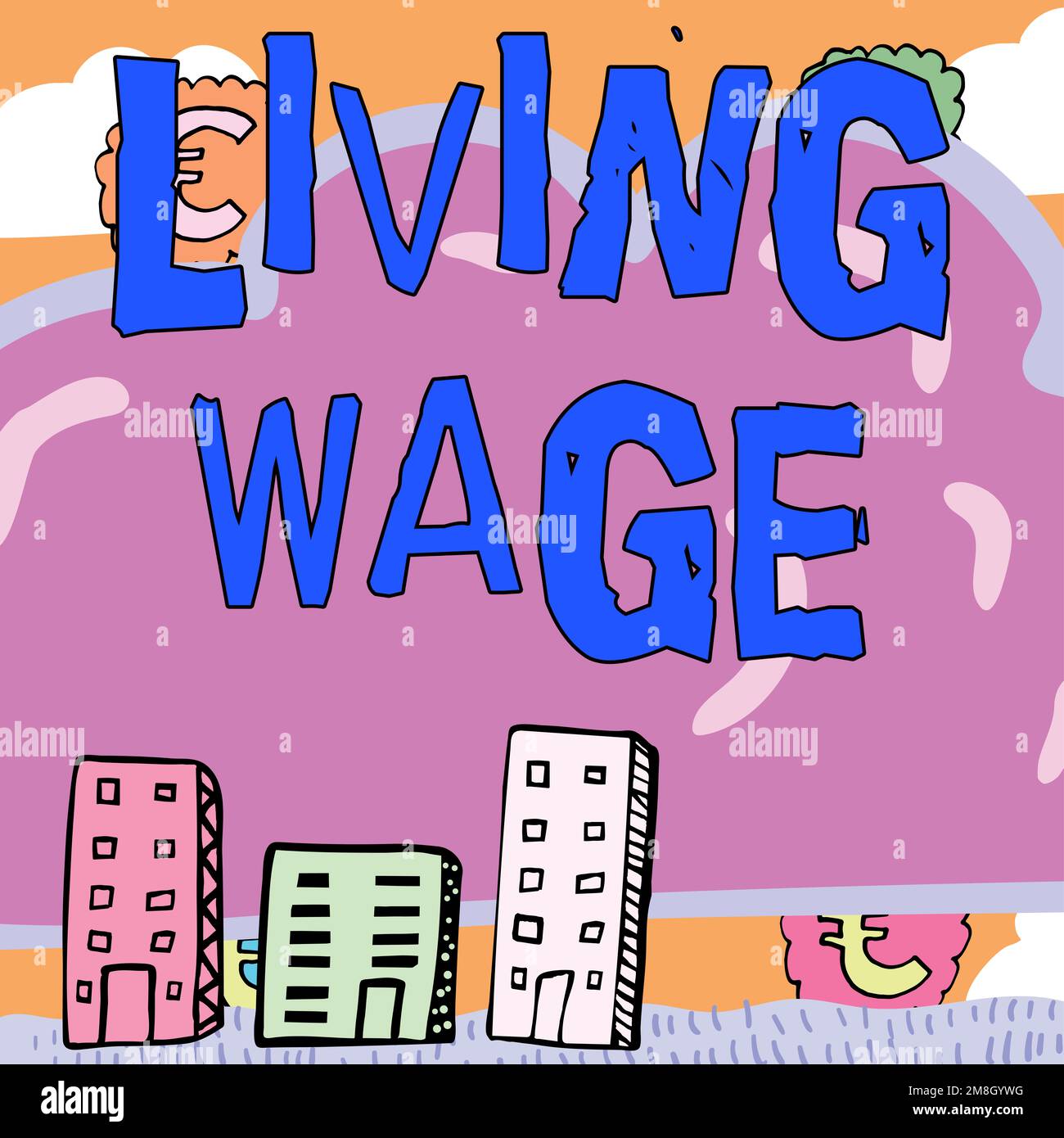 Inspiration Showing Sign Living Wage Business Approach Wage That Is