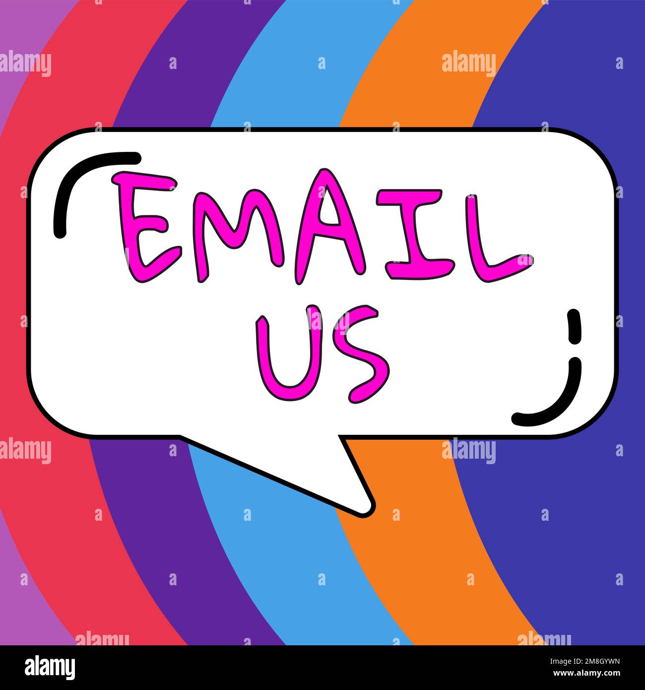 Conceptual display Email Us. Word for Sending a commercial message to a ...