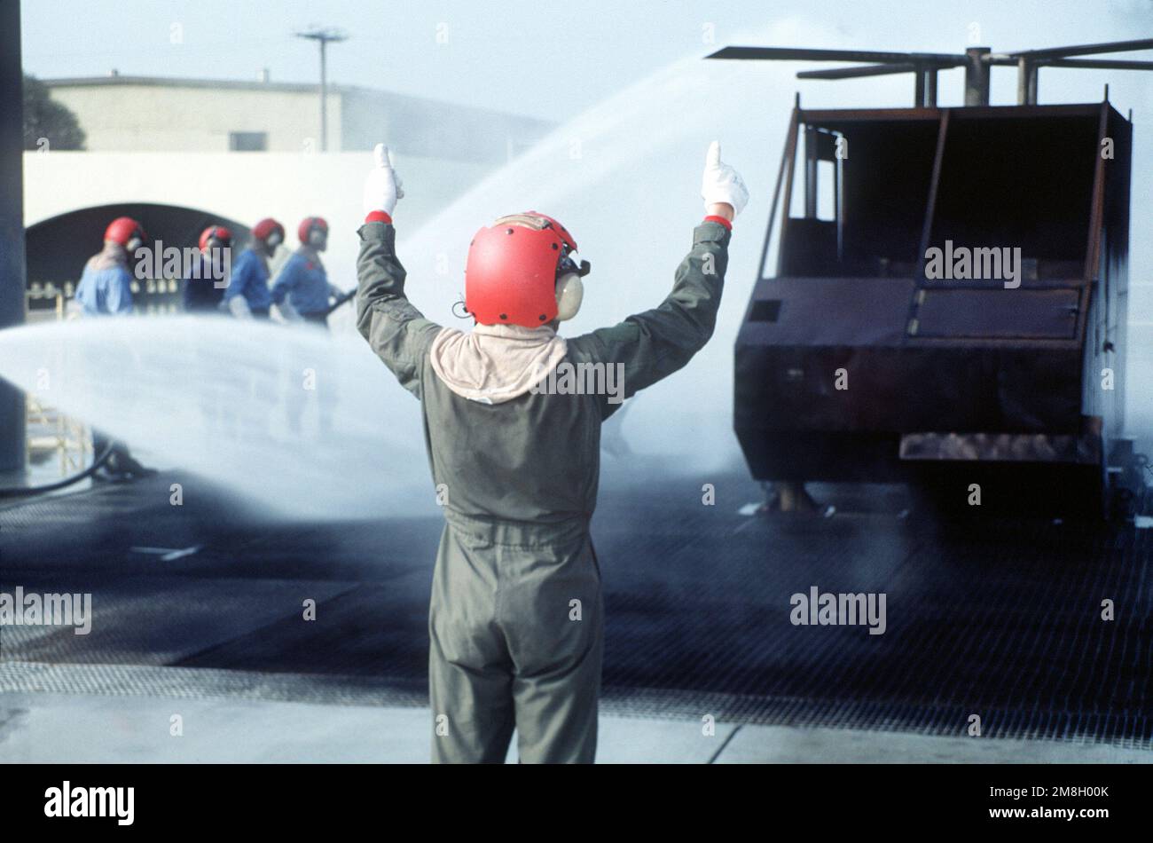 Students in the Damage Control "A" School of the Naval Technical ...