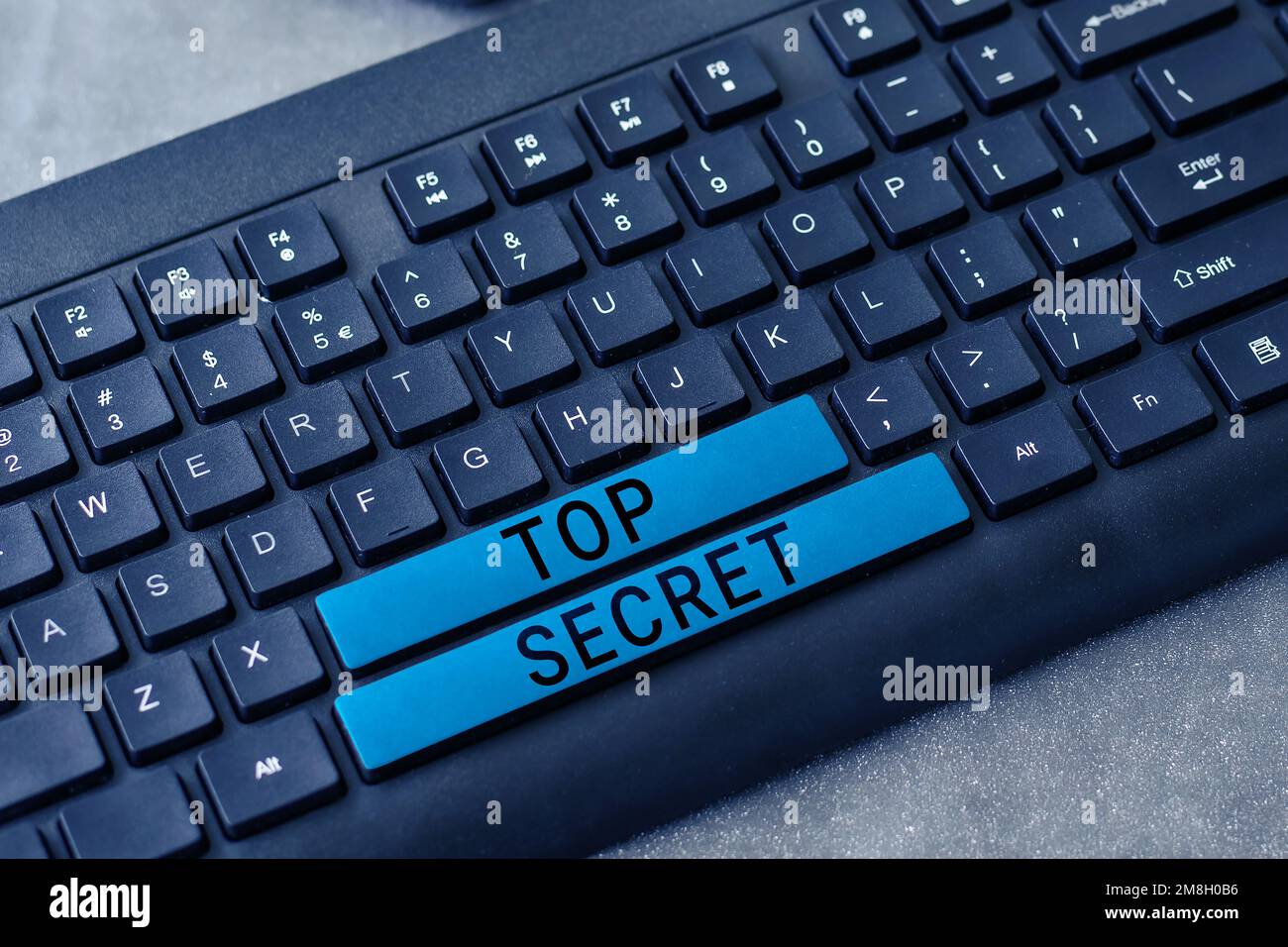 Sign displaying Top Secret. Concept meaning telling someone important ...