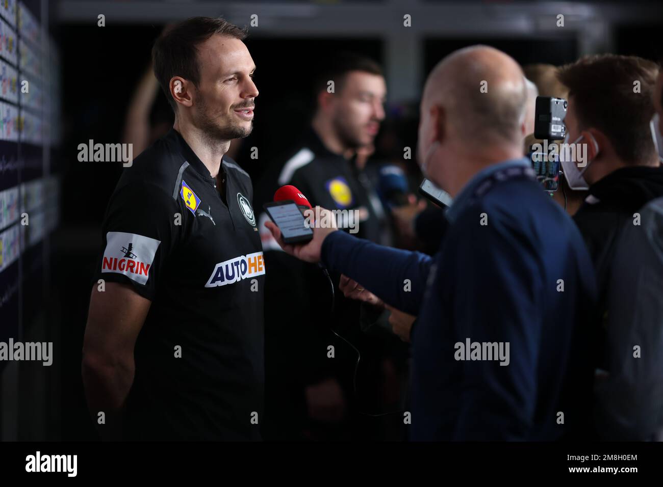 Kattowitz, Poland. 14th Jan, 2023. Handball: World Cup, DHB press ...