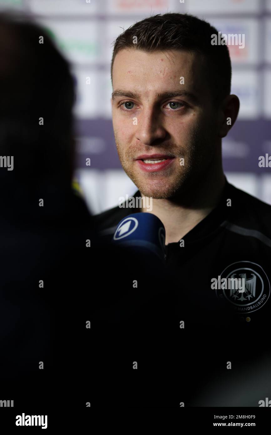 Kattowitz, Poland. 14th Jan, 2023. Handball: World Cup, DHB press ...