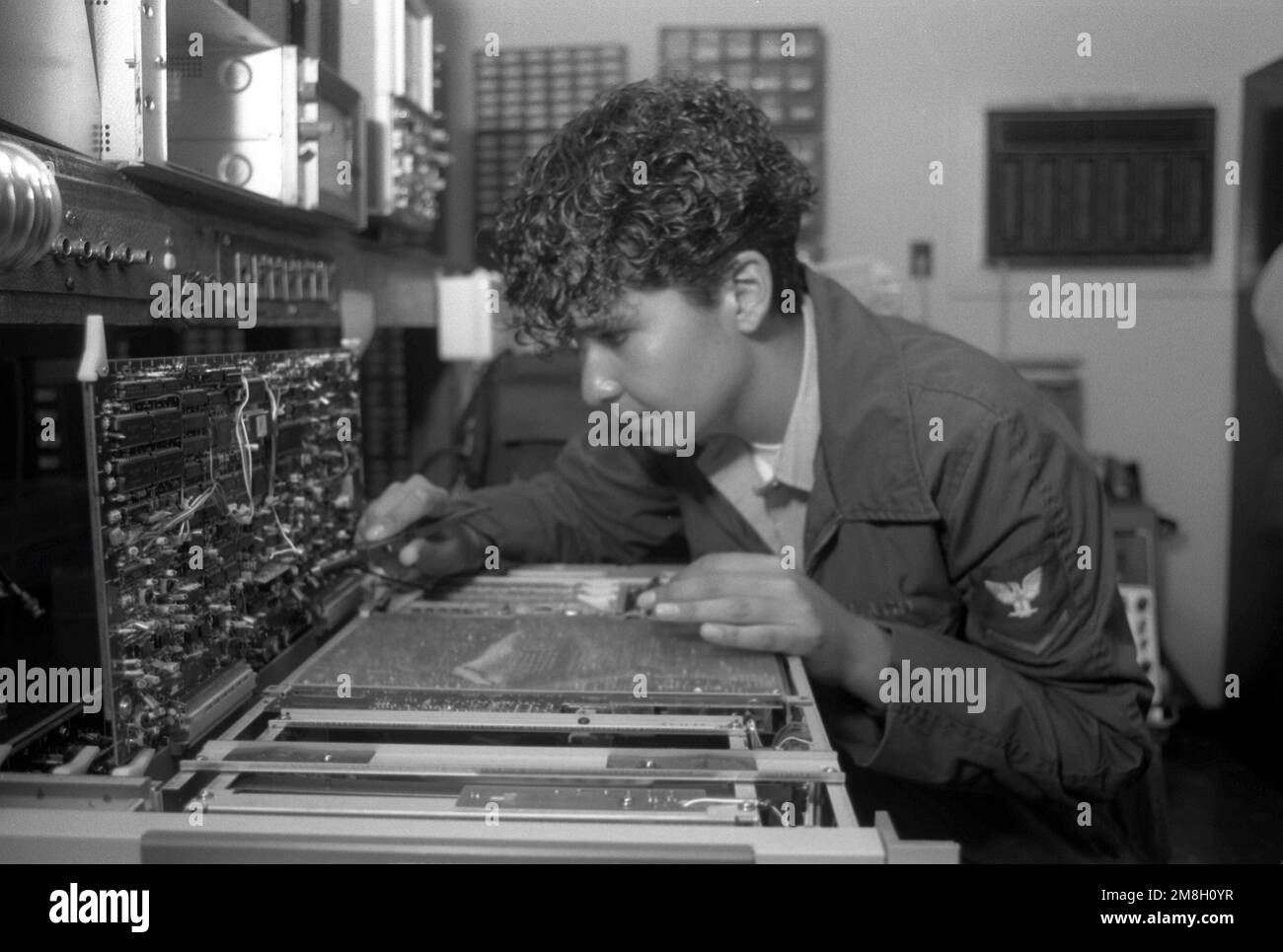 Interior Communications Electrician 3rd Class Laura Alago tests video ...