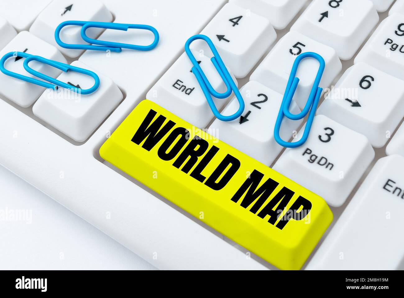 Text sign showing World Map. Conceptual photo a diagrammatic ...