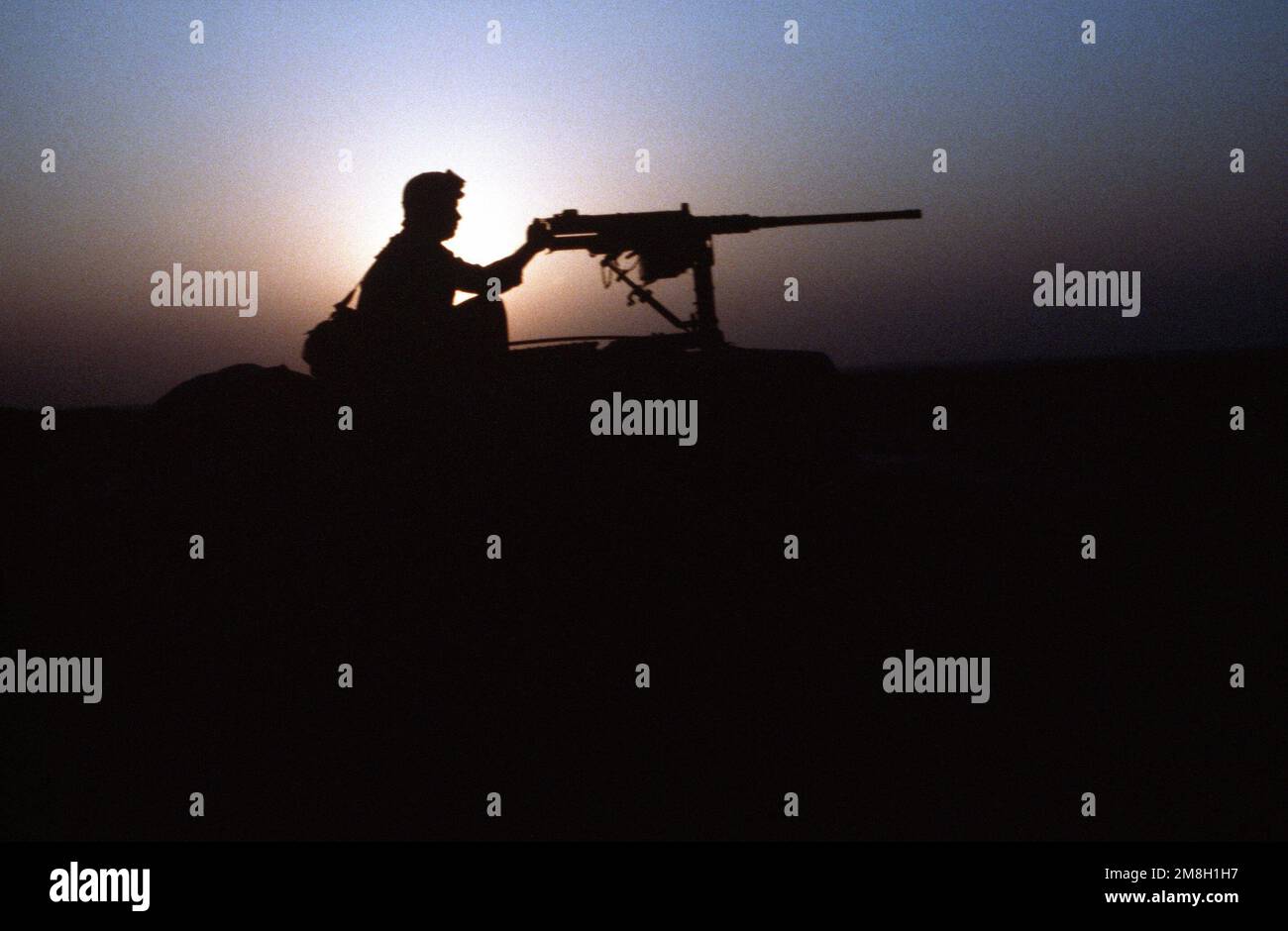MLS, RSV, US Marine sitting atop an M998 High-Mobility Multipurpose ...