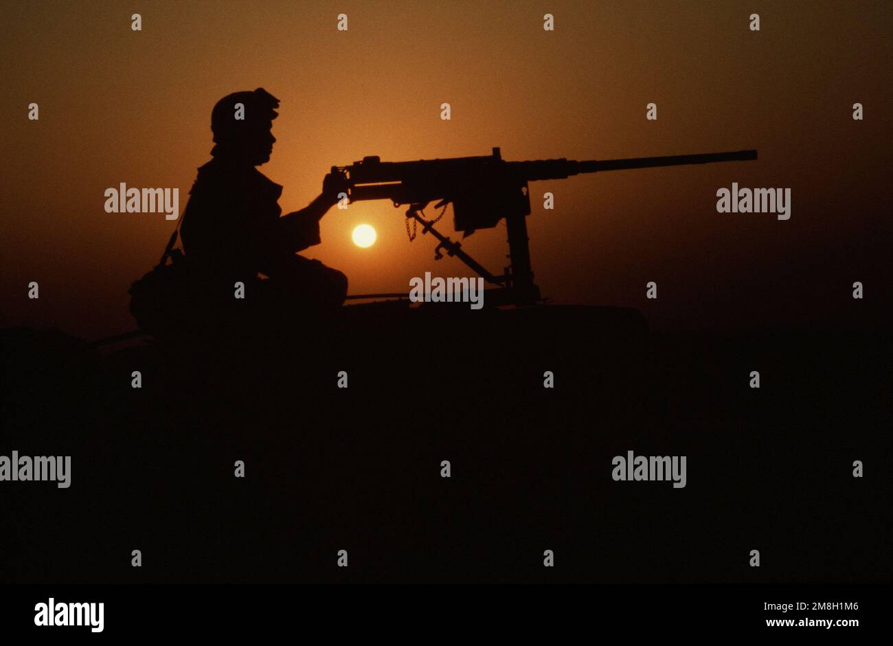 MLS, RSV, US Marine sitting atop an M998 High-Mobility Multipurpose ...