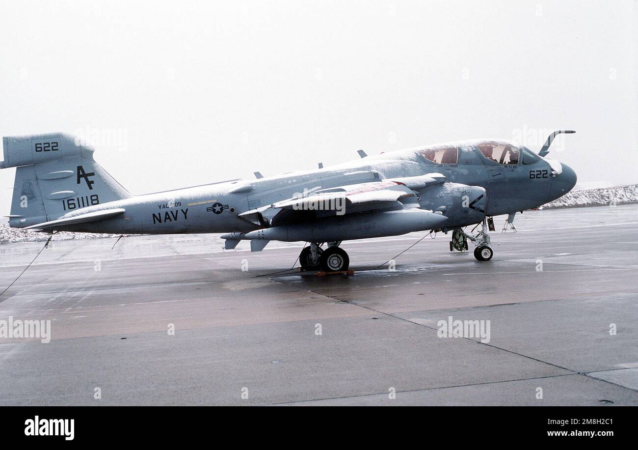 A right side view of a Tactical Electronic Warfare Squadron 209 (VAQ ...