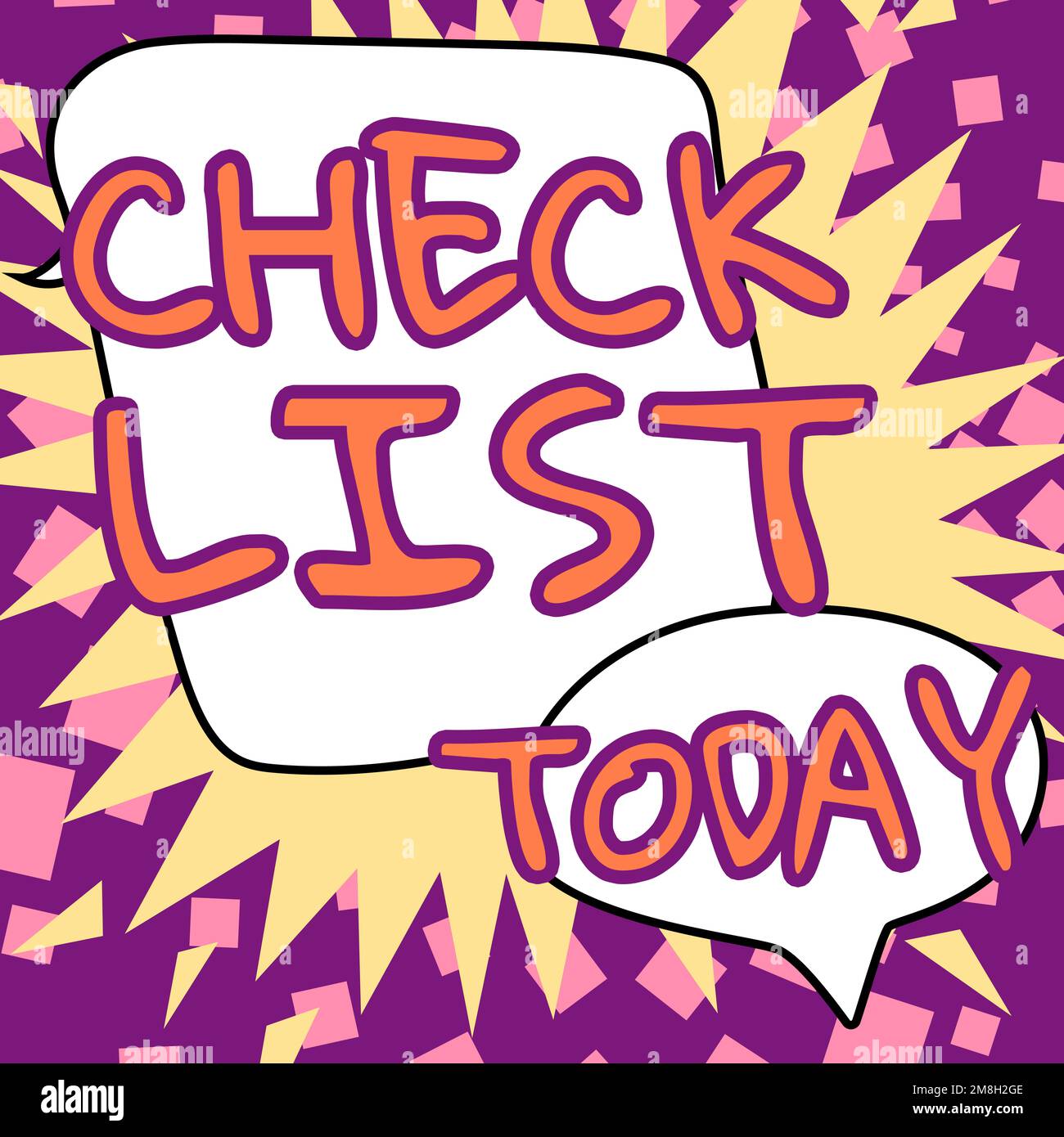 Sign displaying Check List. Business overview Items required Things to ...