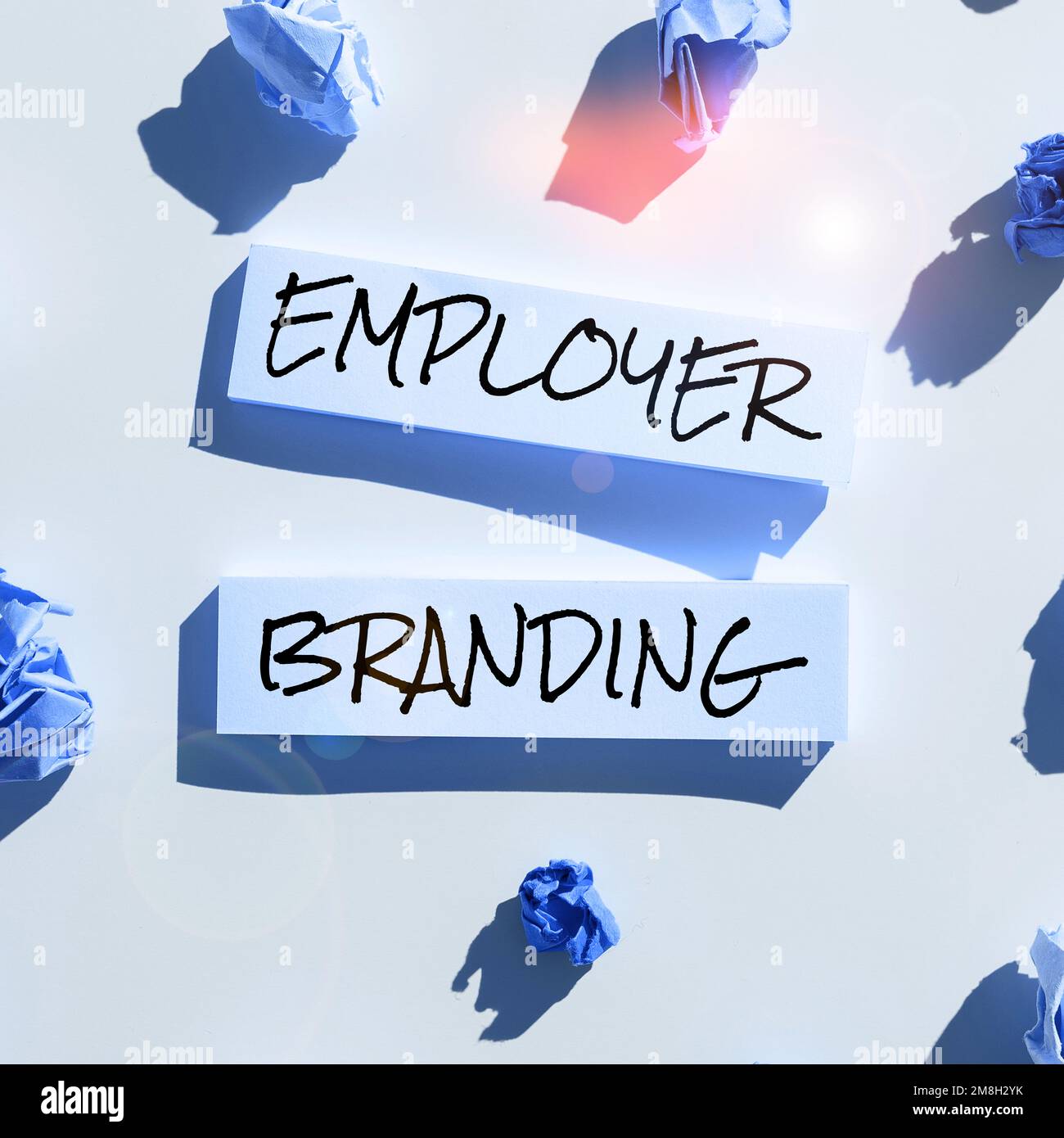Hand writing sign Employer Branding. Conceptual photo Process of ...