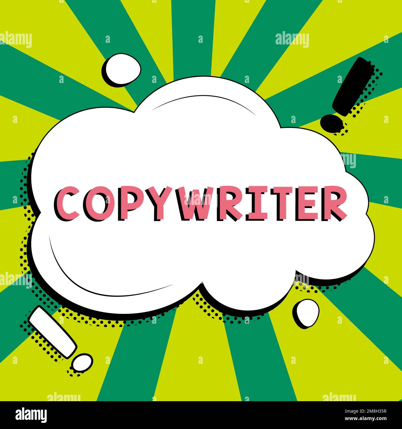 Text sign showing Copywriter. Business concept writing the text of ...