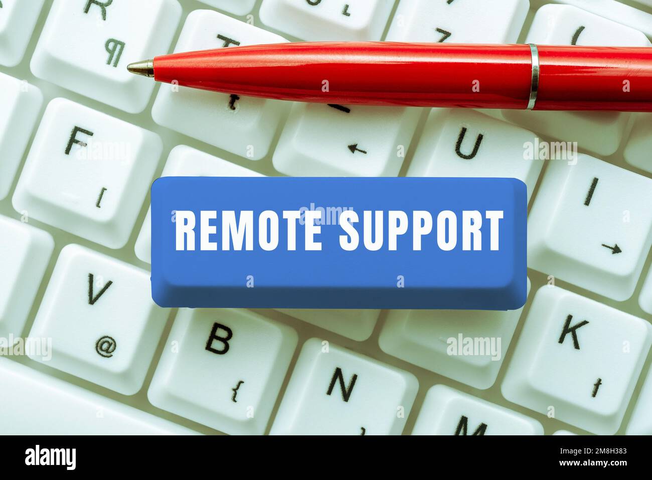Sign displaying Remote Support. Conceptual photo help end-users to ...
