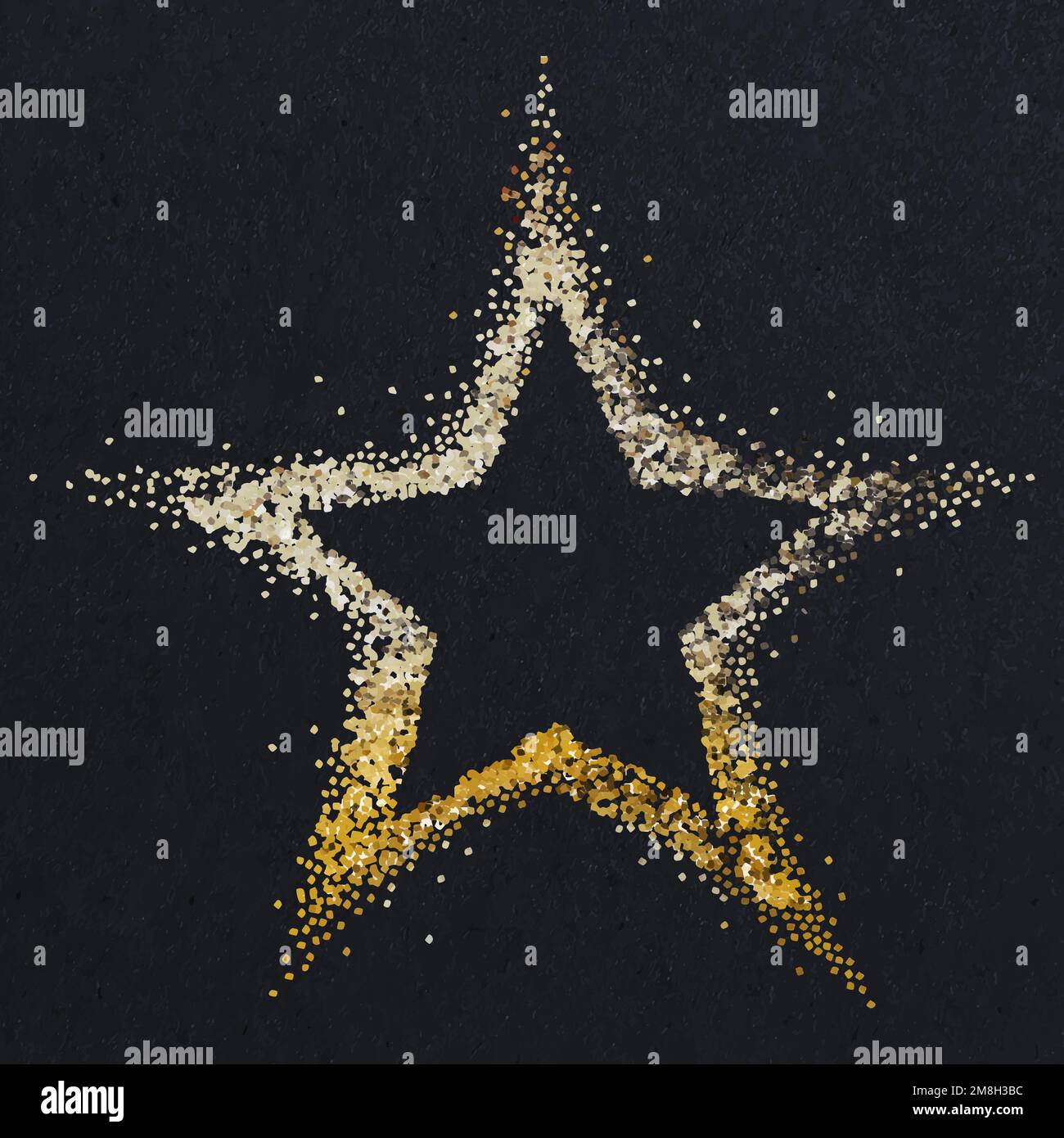 Shiny dusty gold star vector Stock Vector Image & Art - Alamy