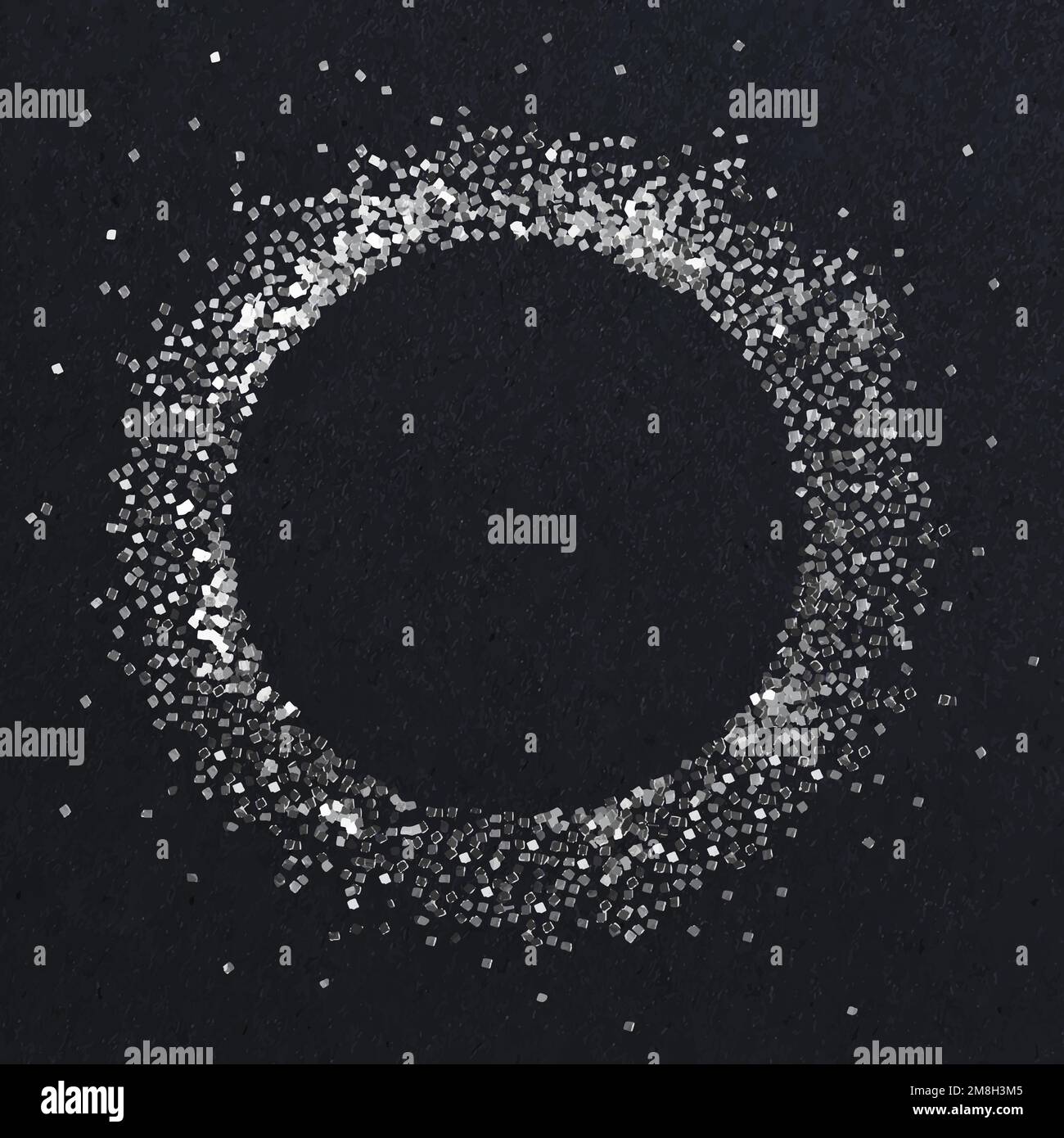 Dusty silver circle frame vector Stock Vector Image & Art - Alamy