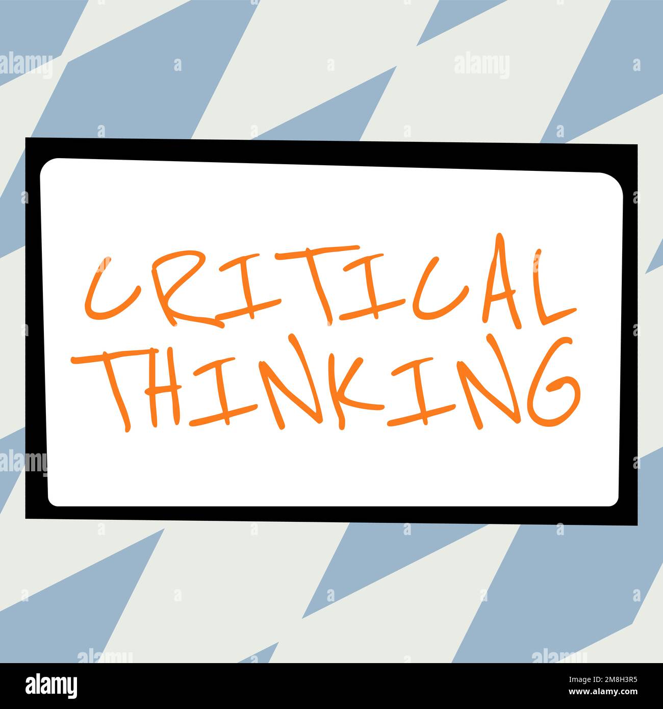 Text showing inspiration Critical Thinking. Word for sequence of stages ...