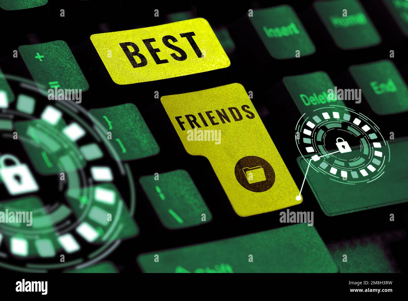 Conceptual display Best Friends. Business showcase A person you value ...