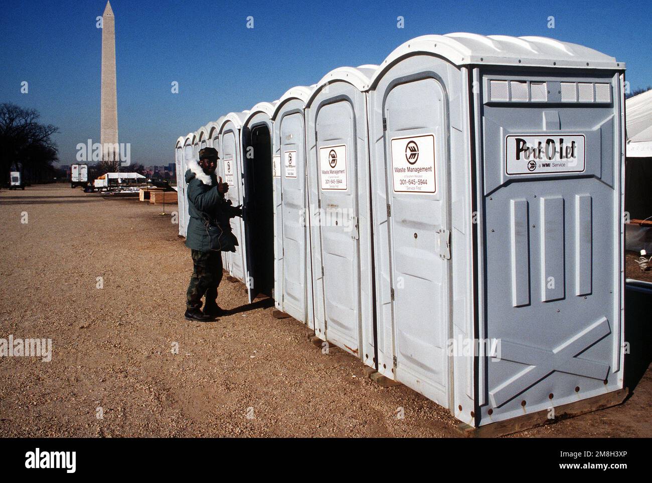 Toilets in the military hi-res stock photography and images - Alamy