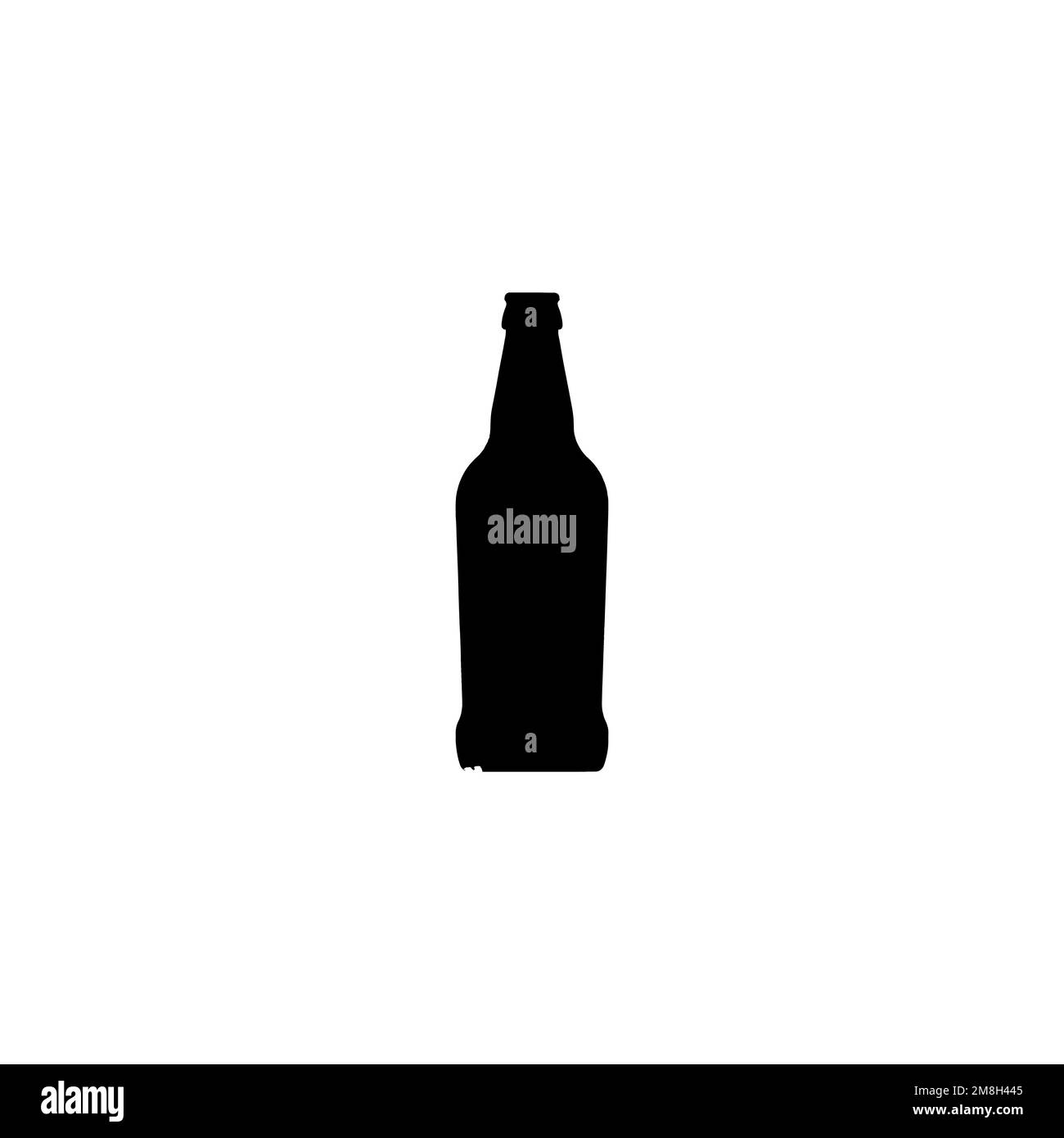 Bottle icon. Simple style bottle company big sale poster background ...
