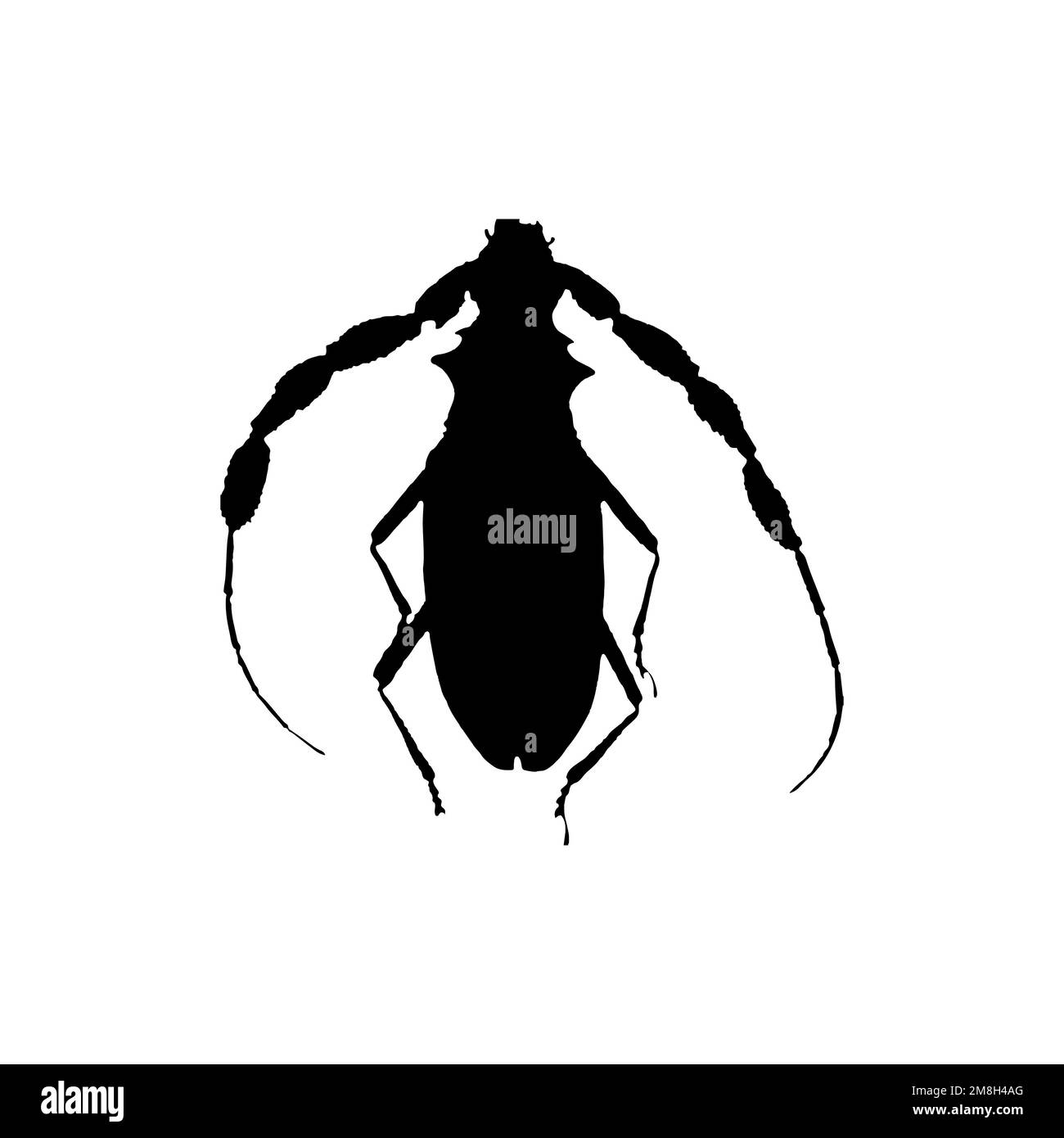 Bug icon. Simple style bug science poster background symbol. Bug brand ...