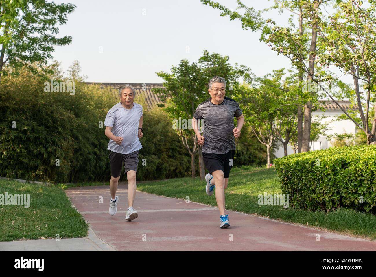 Older men health movement Stock Photo - Alamy