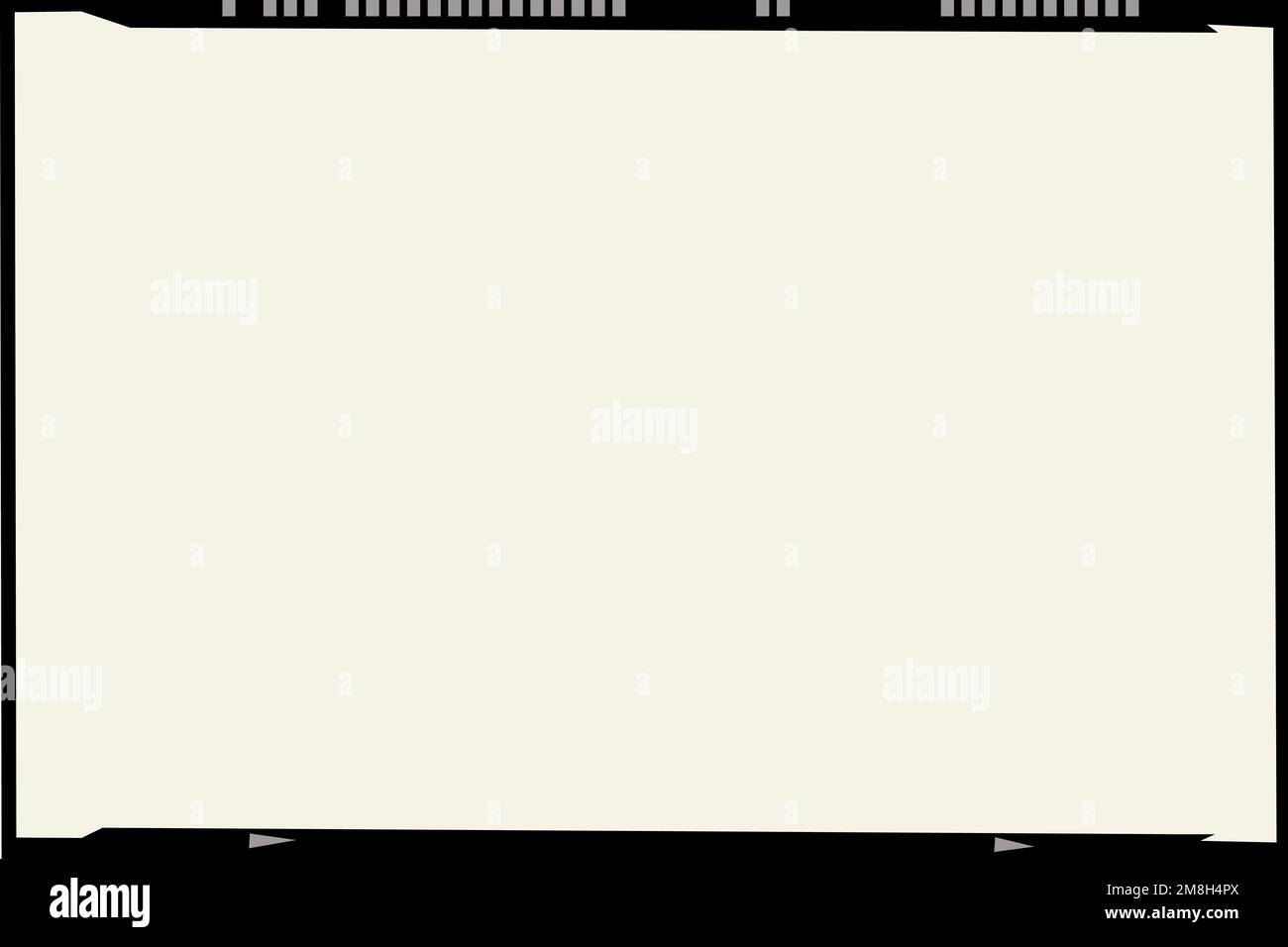 Aesthetic analog film frame vector vintage style photography Stock ...