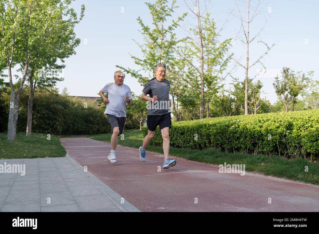 Older men health movement Stock Photo - Alamy