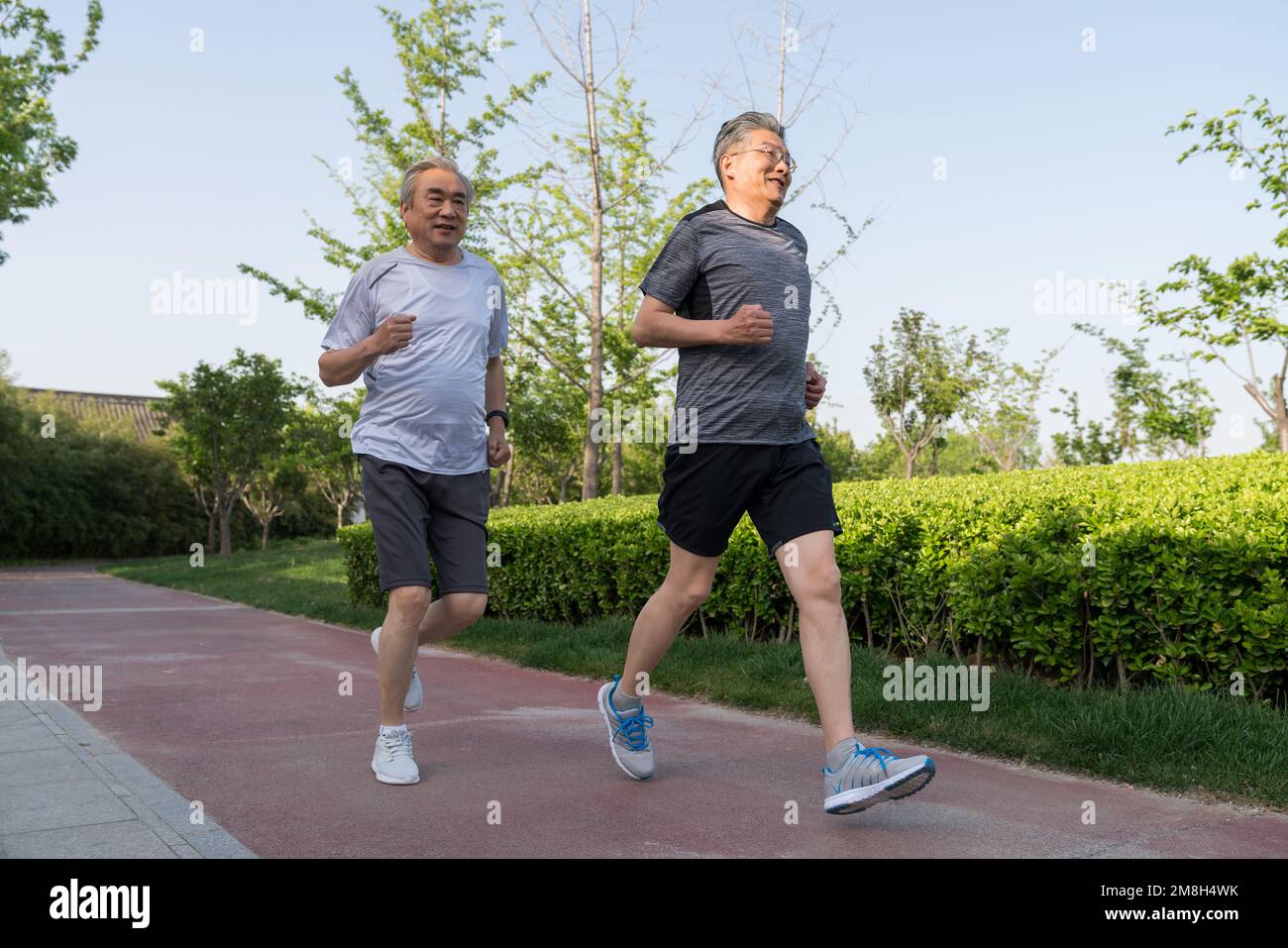 Older men health movement Stock Photo - Alamy