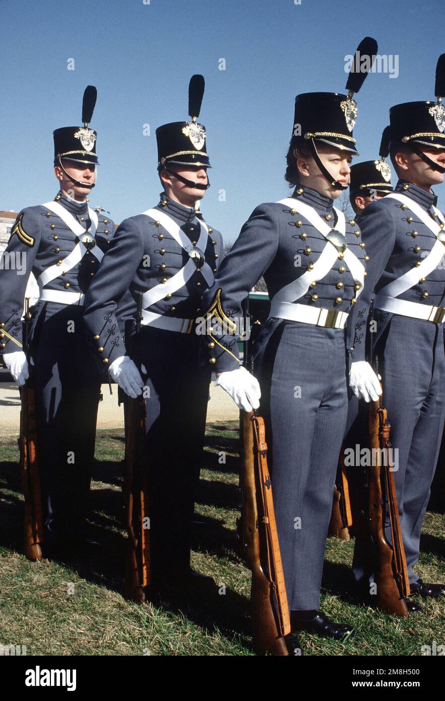 Cadets from the US Military Academy, West Point, were among the units ...